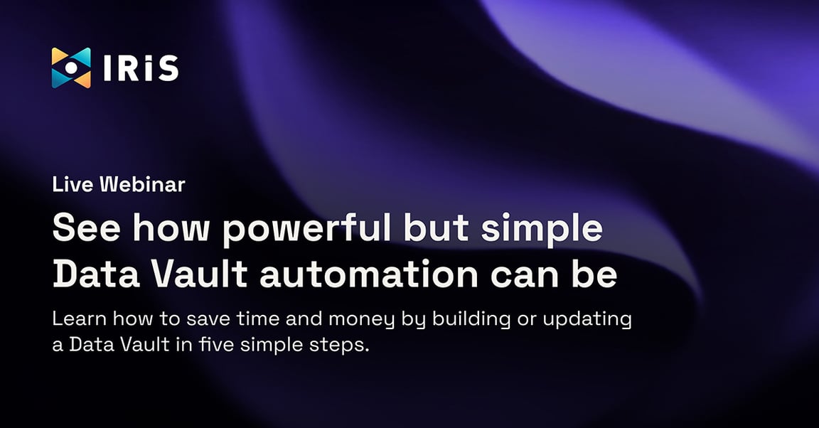 IRiS – Data Vault Automation Software for Faster, Smarter Code Generation